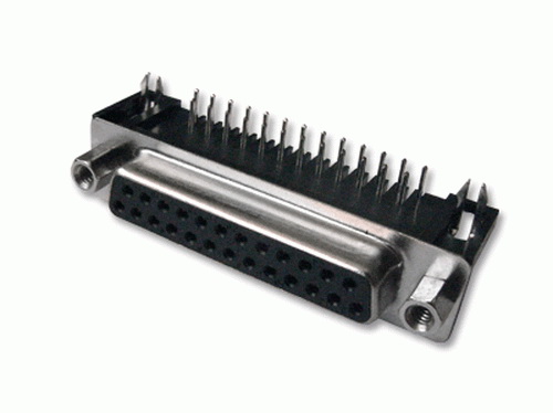 CONECTOR DB25S HEMBRA 90? PARA PCB - Comercial Victronics