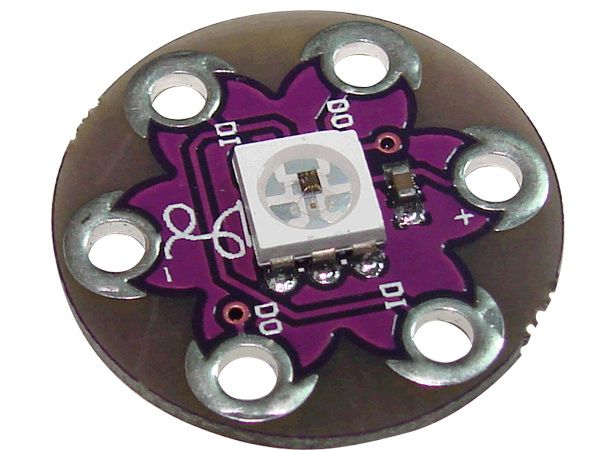 MODULO LED RGB WS2812 FORMATO LILYPAD - Comercial Victronics