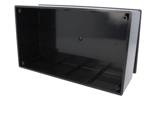 CAJA ABS 189*113*66mm MULTIUSO NEGRA - Comercial Victronics
